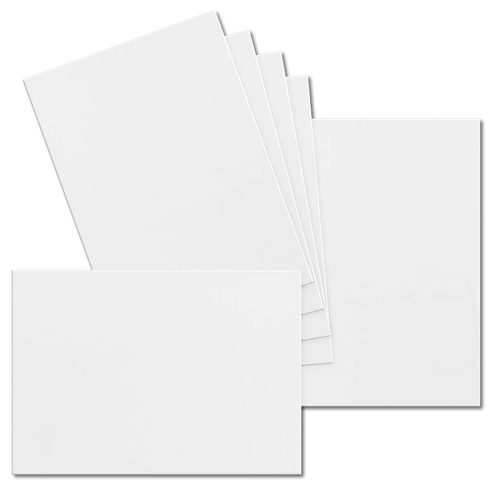 Impact White. 148mm x 210mm. A5 Standard. 250gsm Card Sheet. - Rainbow ...