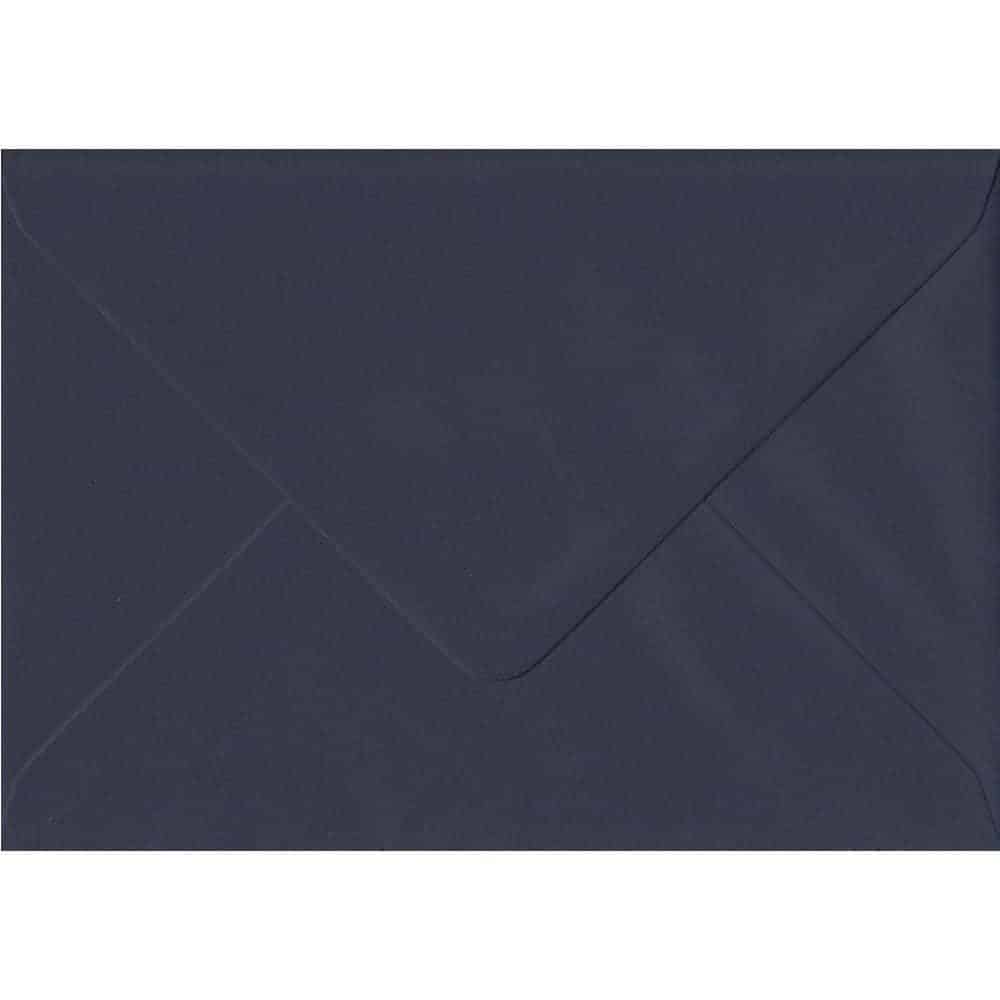 Navy Blue C6/A6 Gummed 114 x 162mm Coloured Envelope
