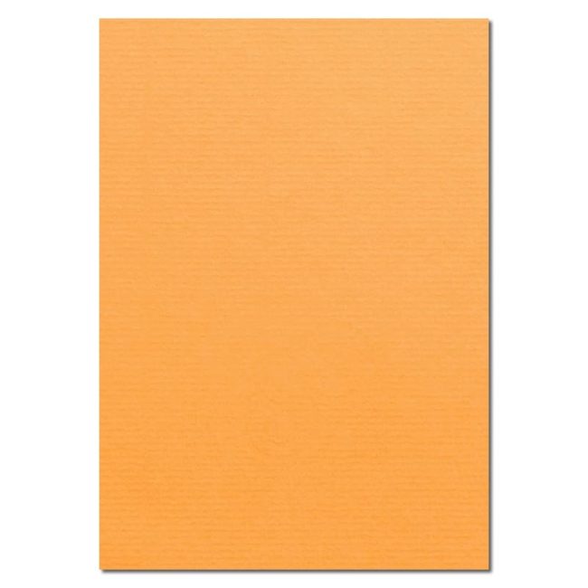 50 Mango A4 297 x 210mm Coloured Paper Sheets